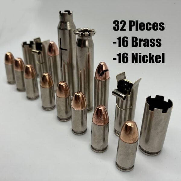Bullet Casing Chess Set Online | Checkers Set with Handmade Board